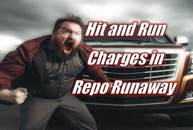 Hit and Run Charges in Repo Runaway | CURepossession