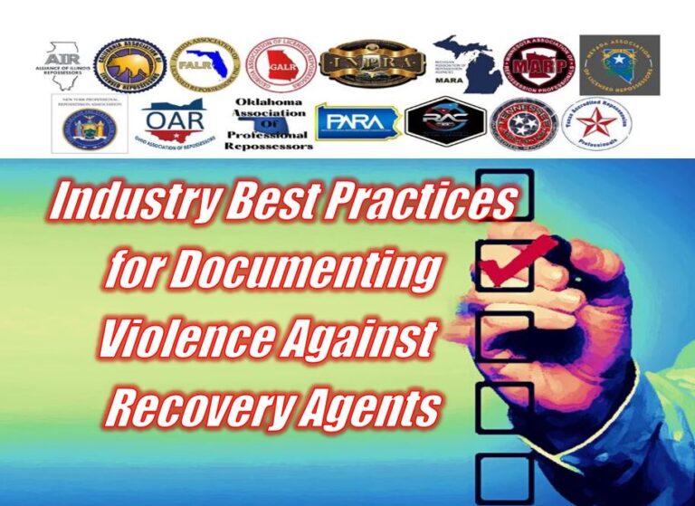 State Repossession Associations Issue Industry Best Practices for ...