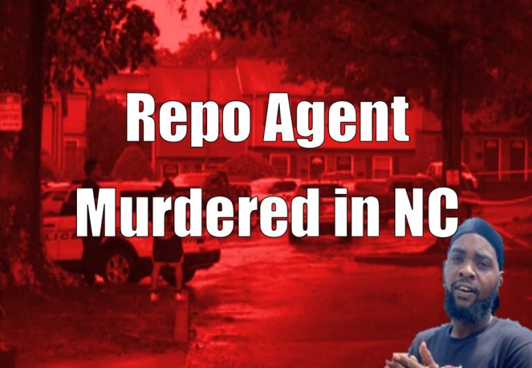Repo Agent Murdered in NC | CURepossession