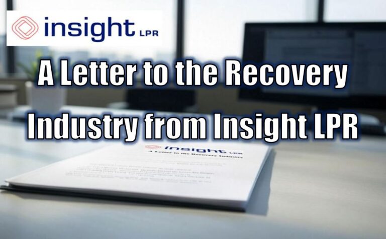 A Letter to the Recovery Industry from Insight LPR | CURepossession
