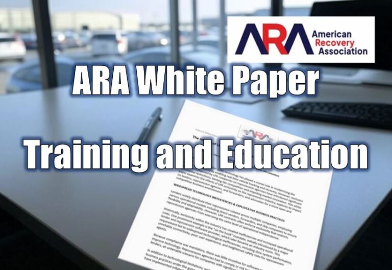 ARA White Paper – Training and Education | CURepossession