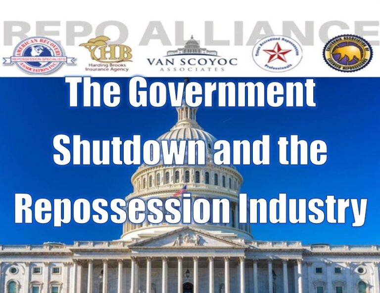 The Government Shutdown and the Repossession Industry – A Repo Alliance ...