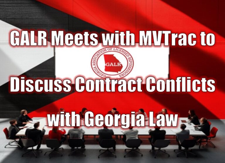 GALR Meets with MVTrac to Discuss Contract Conflicts with Georgia Law ...
